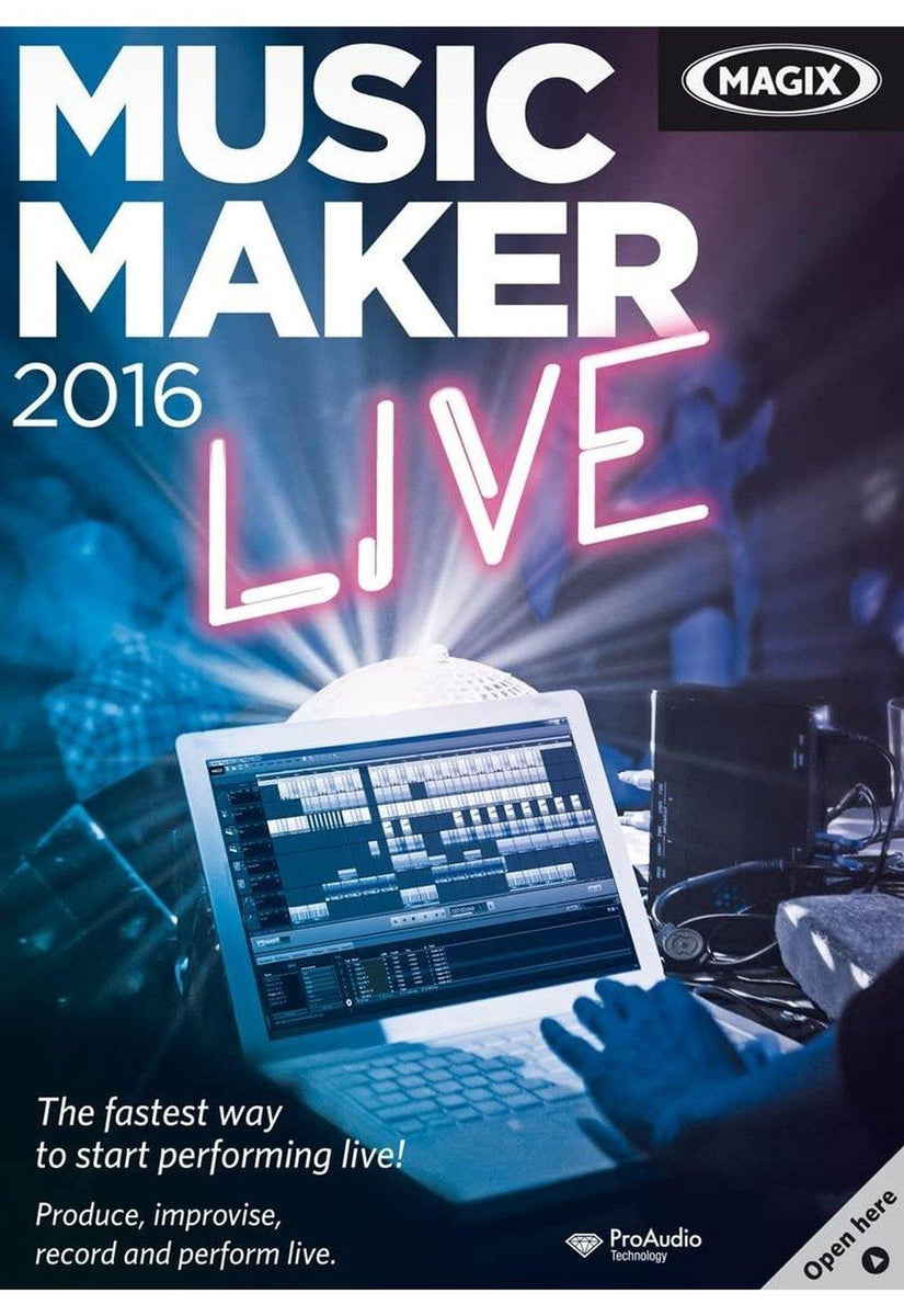 Magix Music Maker 2016 Live - Instant Download for Windows