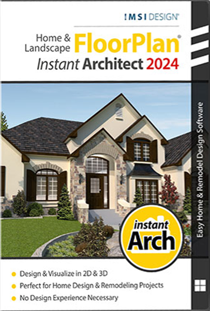 FloorPlan 2024 Instant Architect - Instant Download for Windows