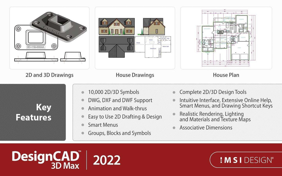 DesignCAD 3D Max 2022 - Instant Download for Windows